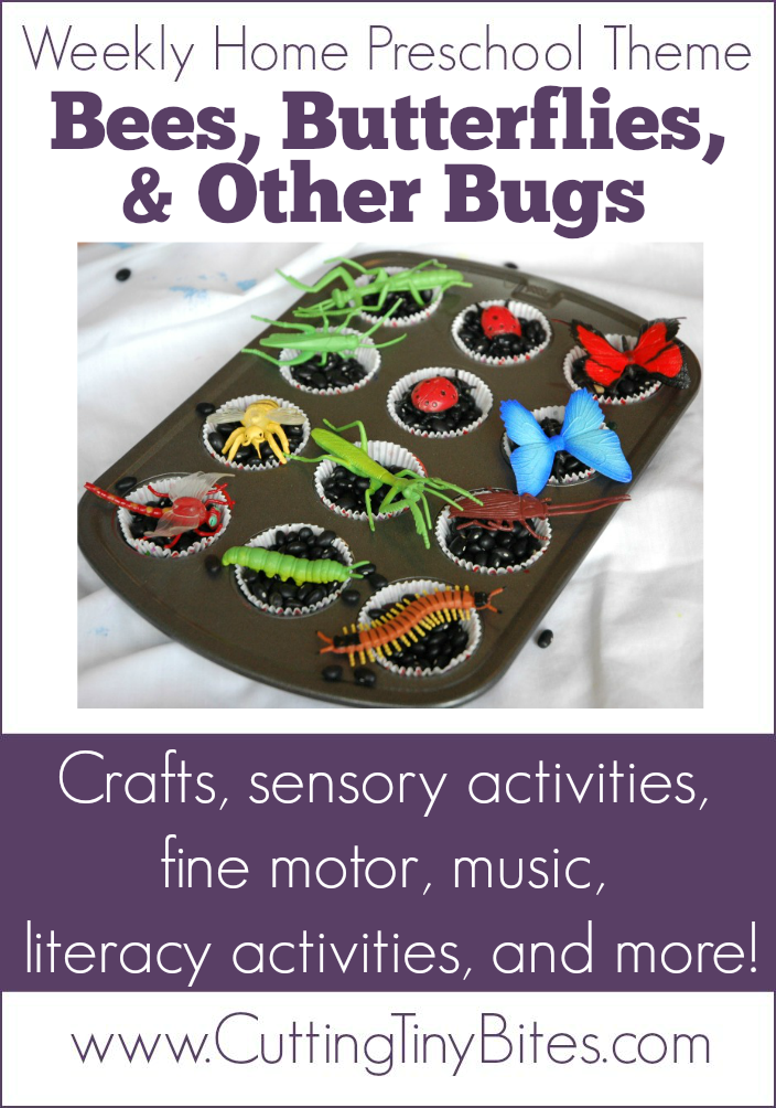 Bug Theme Weekly Home Preschool | What Can We Do With Paper And Glue
