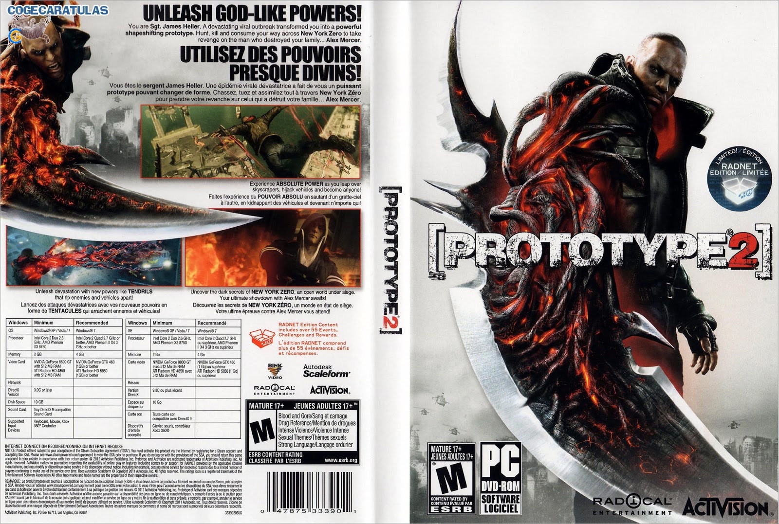 descarga Juegos mega pc: Prototype 2 [Español][Repack]