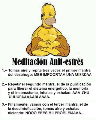 Cajón de Sastre Misterioso: Homer Simpson - Meditación anti-estrés ...