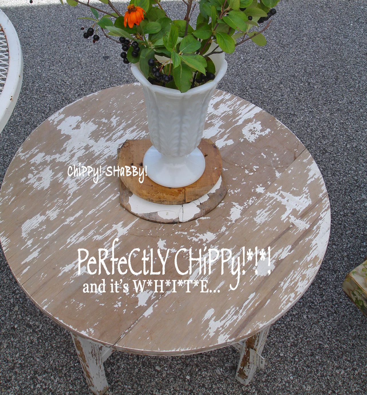 ChiPPy! - SHaBBy!: PeRfeCtLy ChiPPy, and It's - W*H*I*T*E...