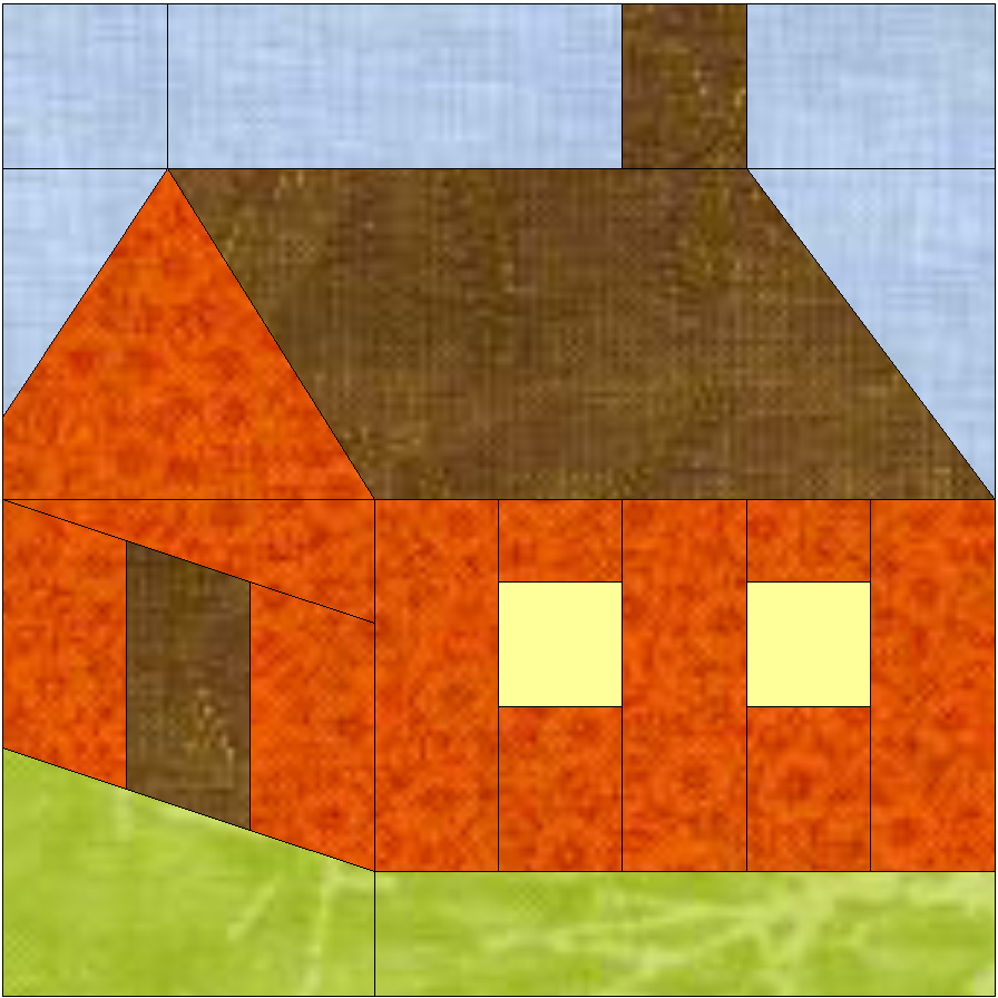 Patchwork en Casa - Patchwork with Love: Bloque de la Semana: Patch House