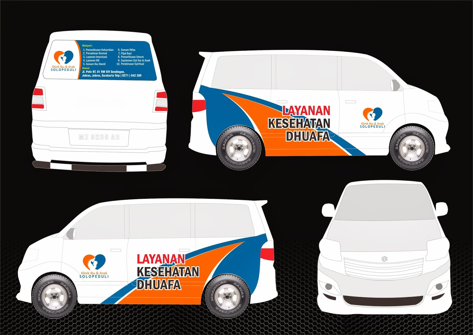 Hadila Grafika Utama: Desain Mobil Operasional Klinik