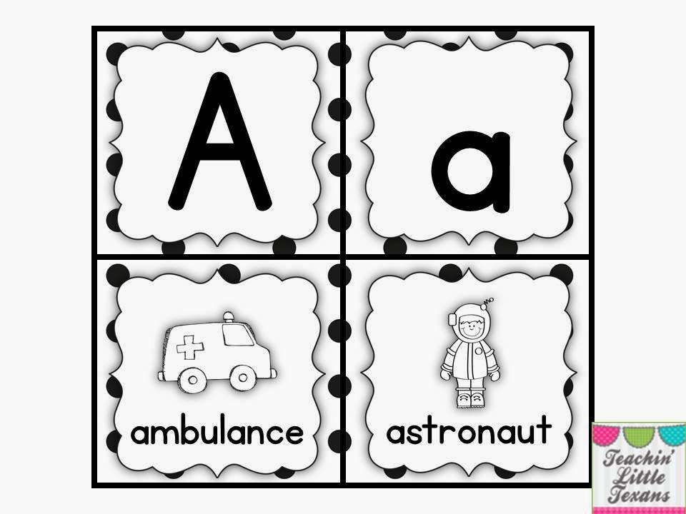 Teachin' Little Texans: Alphabet Cards for Small Group! {Shhh! A little ...