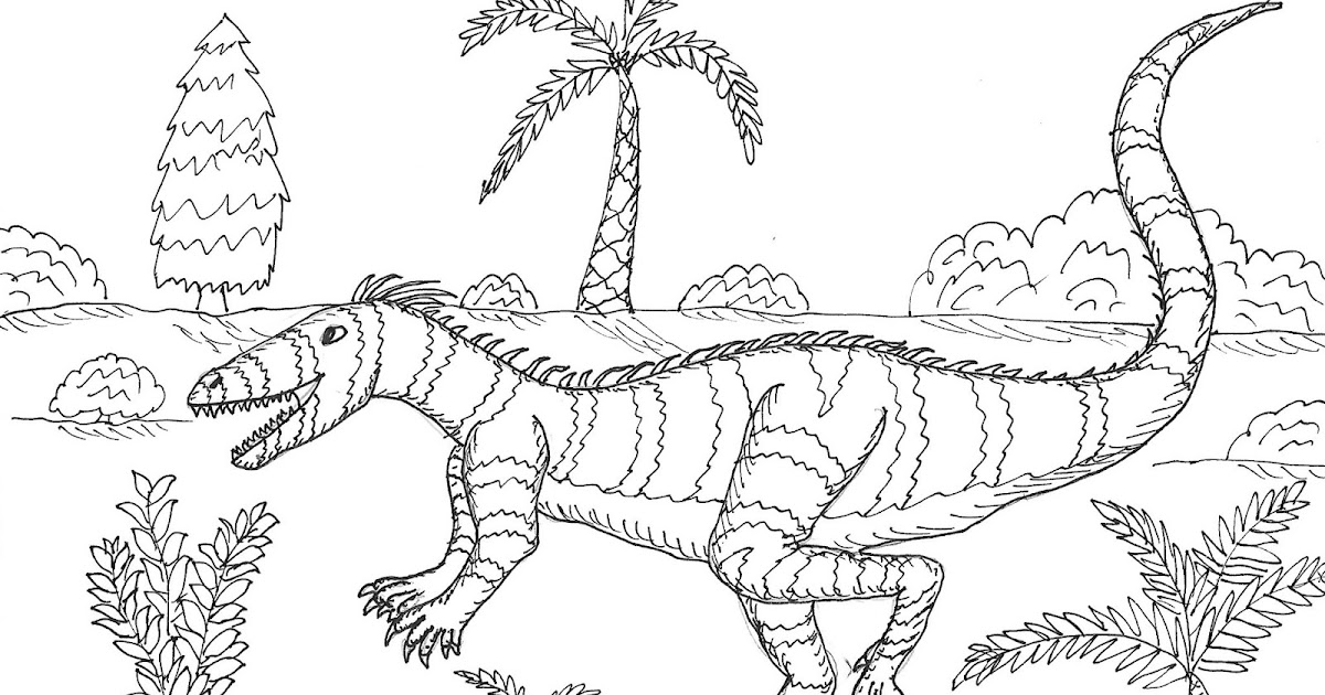 Robin's Great Coloring Pages: Eoraptor lunensis
