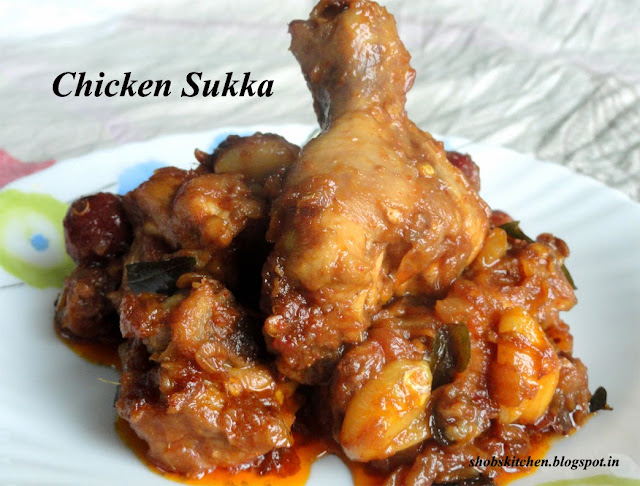 Chicken Sukka - ShobsKitchen