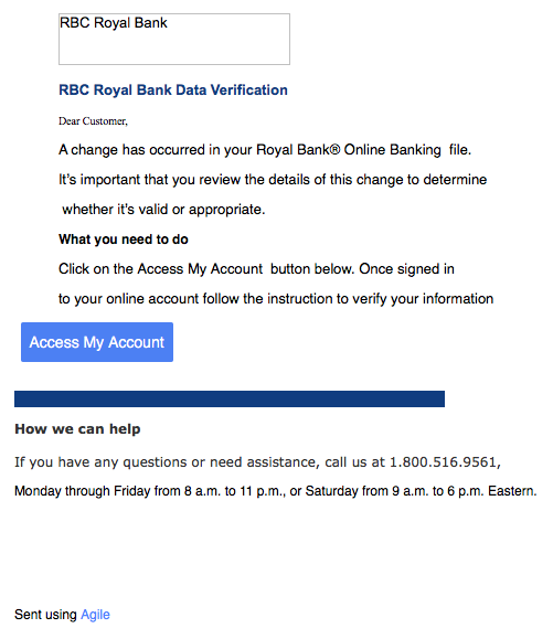 You Have A New Secure Message From RBC Royal Bank (RBC Phishing) | Scam