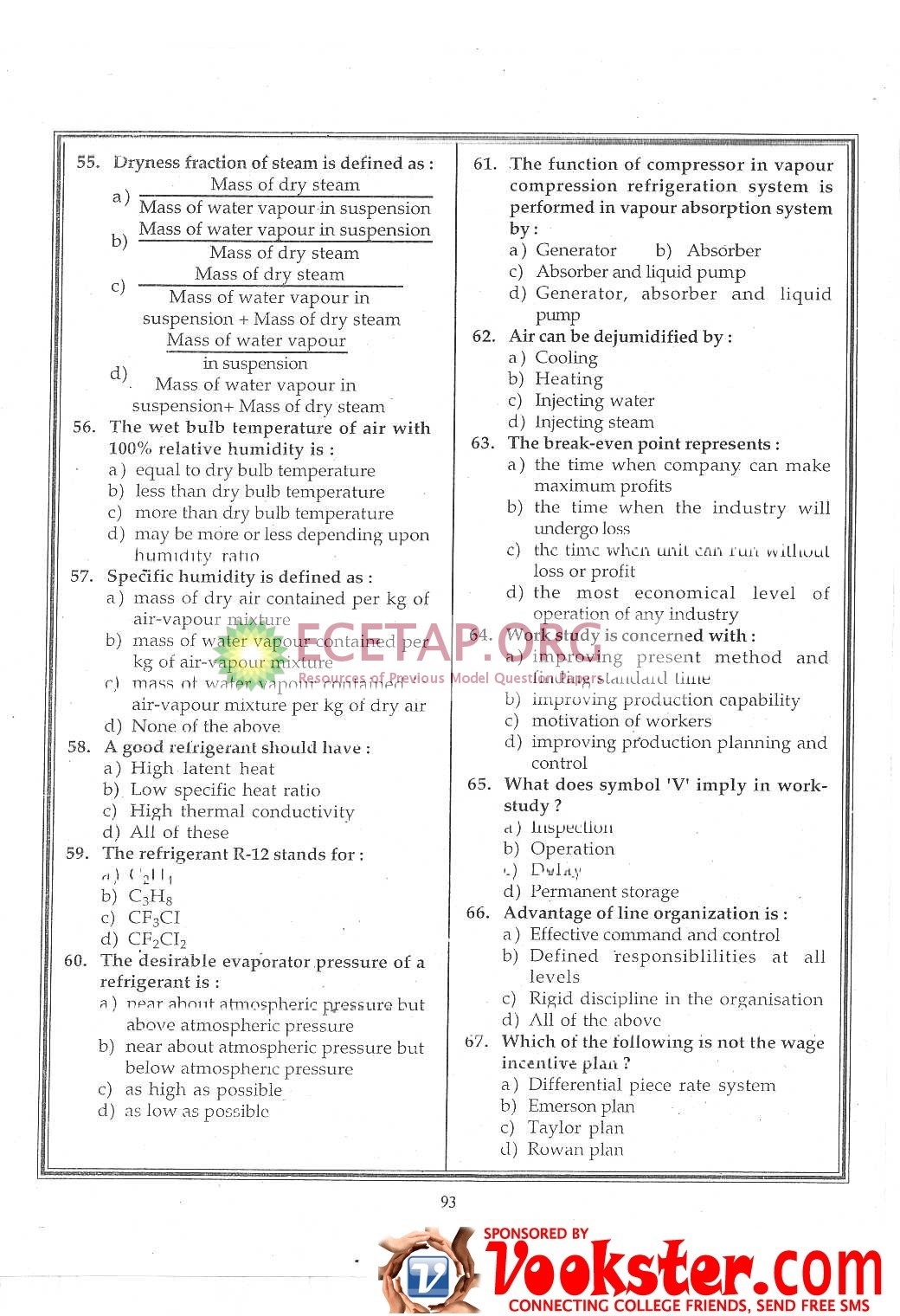 ECETAP - 2016, Previous, Model Papers, Question Papers EEE,ECE,SCE ...