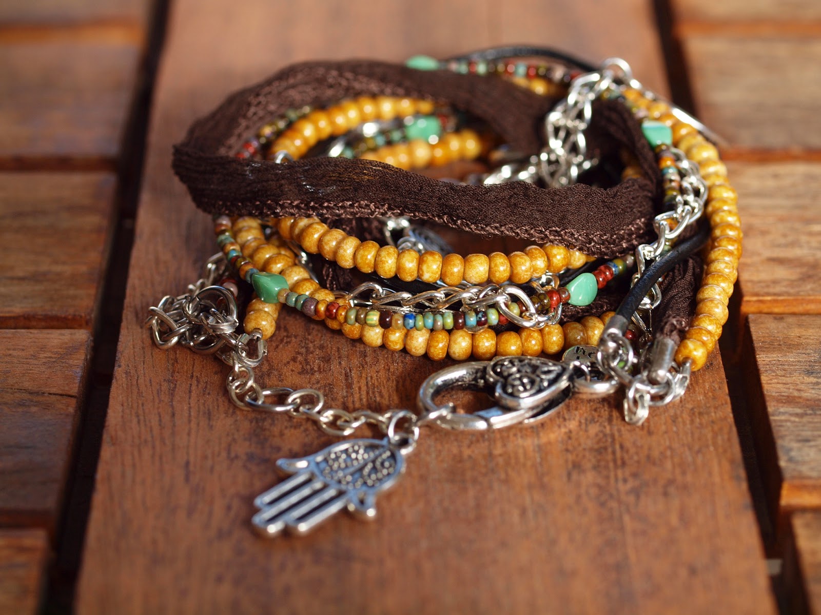 AllieCat Design Studio: New Bohemian Bracelets