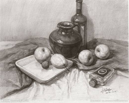 still life drawing lesson