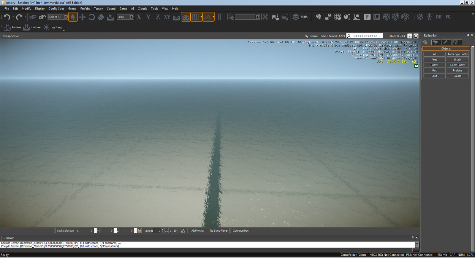 Technical Game Design: UDK vs CryEngine 3 SDK: Creating a new level