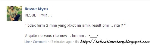 ♥ Take A Time Story ♥ !: Result PMR Oh Result PMR