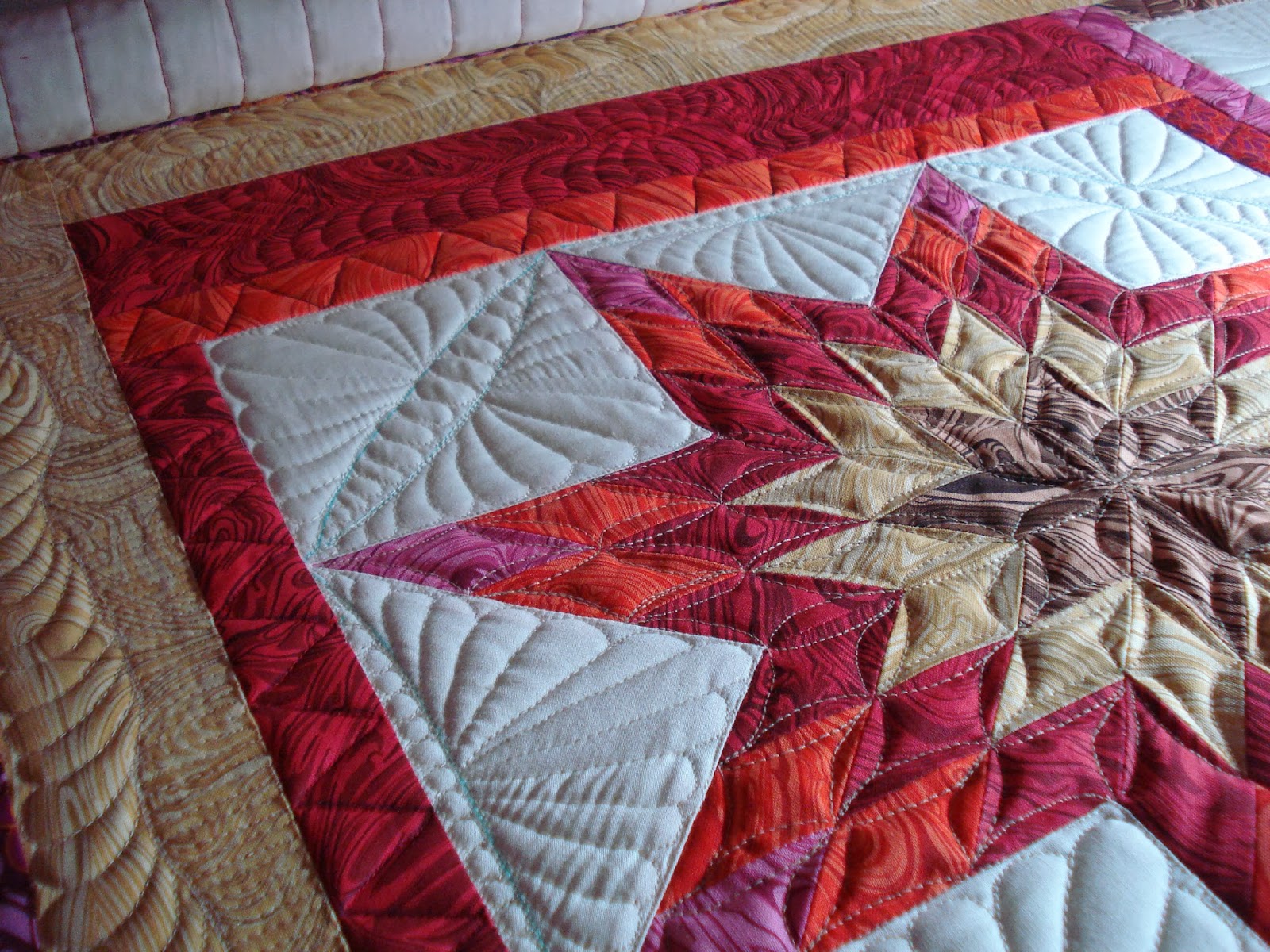 The Nifty Stitcher: Lone Star Quilt - Part 1