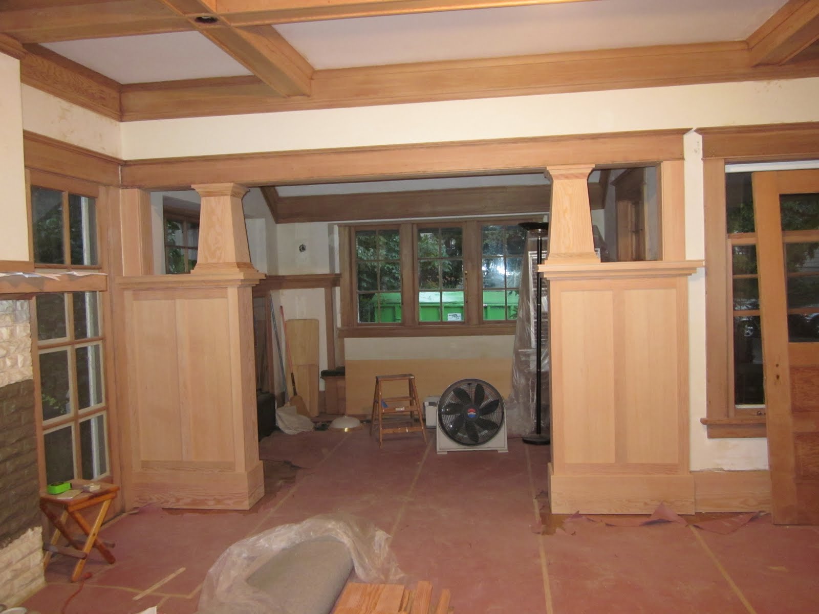 Laurelhurst Craftsman Bungalow: Colonnades are Done...