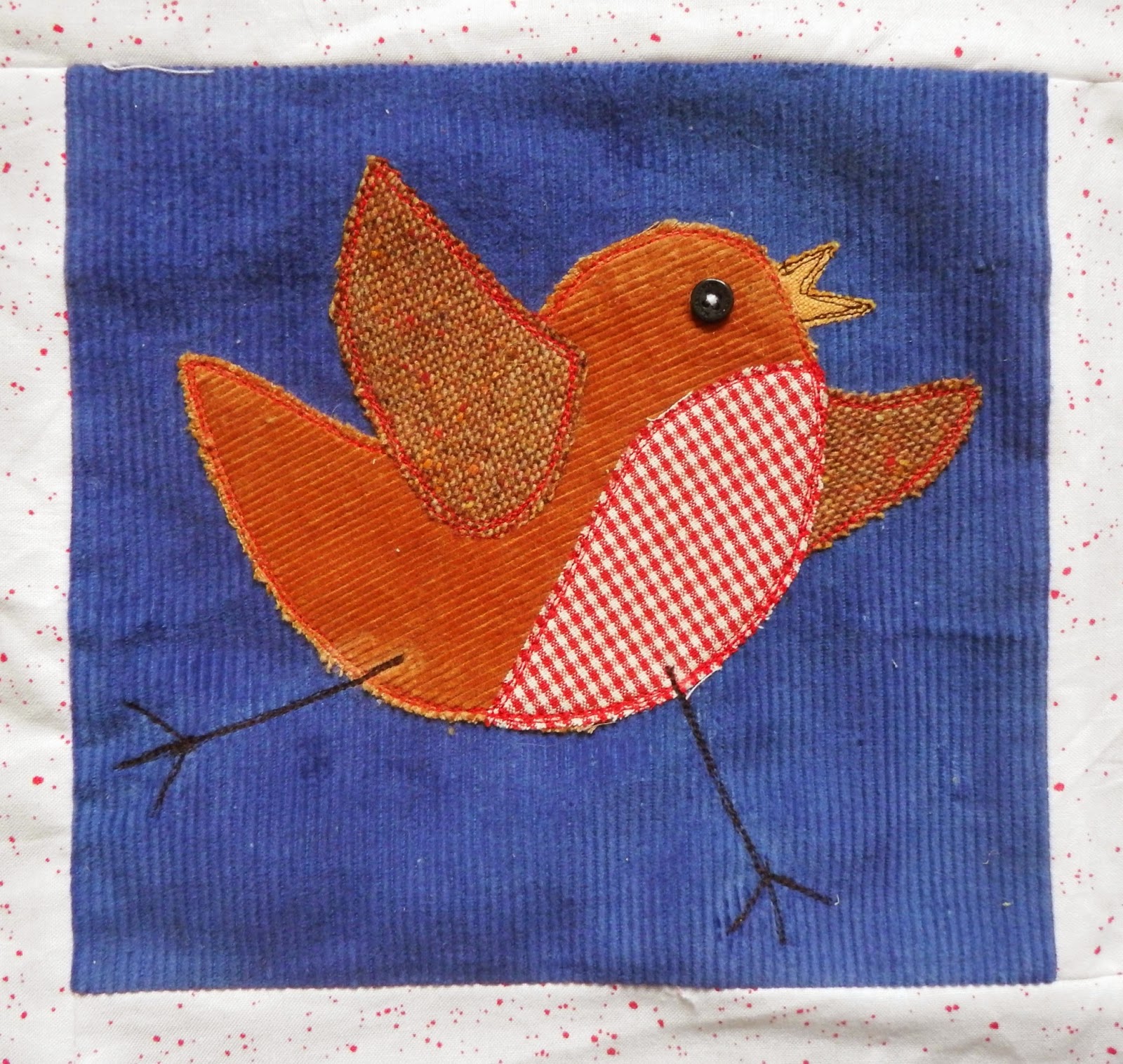 Wonky Patchwork: Robin Quilt Progress