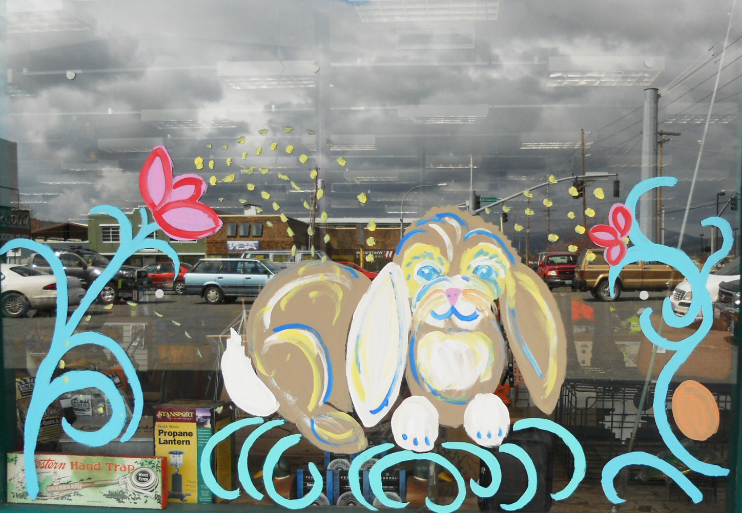 Dreamscapes: Easter Window Painting