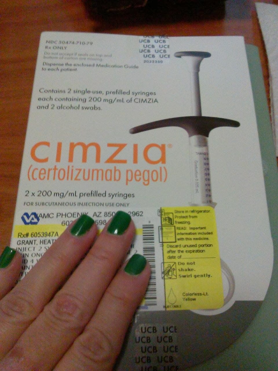 Sausage toes and scales. Living life with Psoriatic Arthritis: Cimzia ...