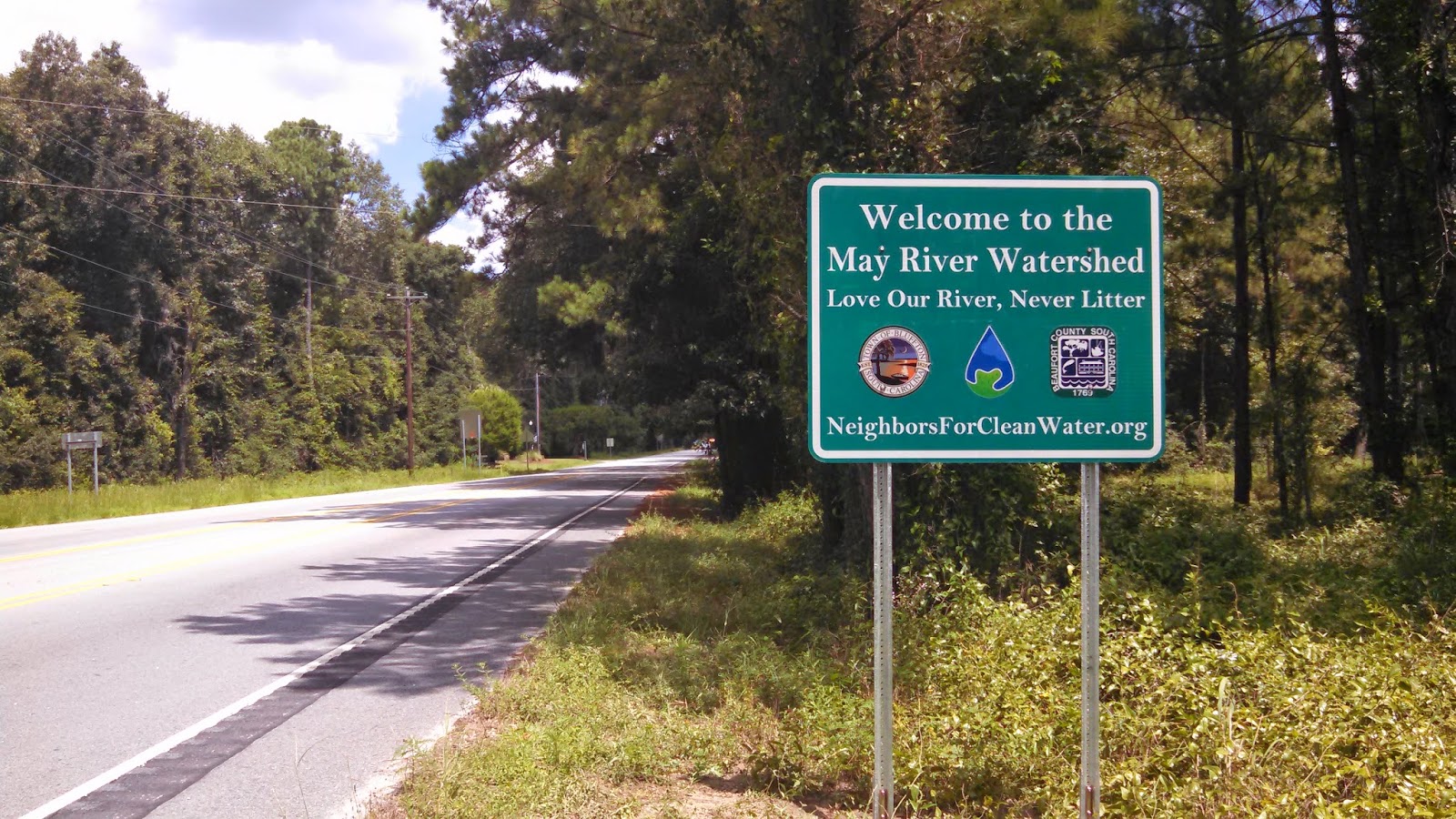 Neighbors for Clean Water: May River Watershed Road Signs