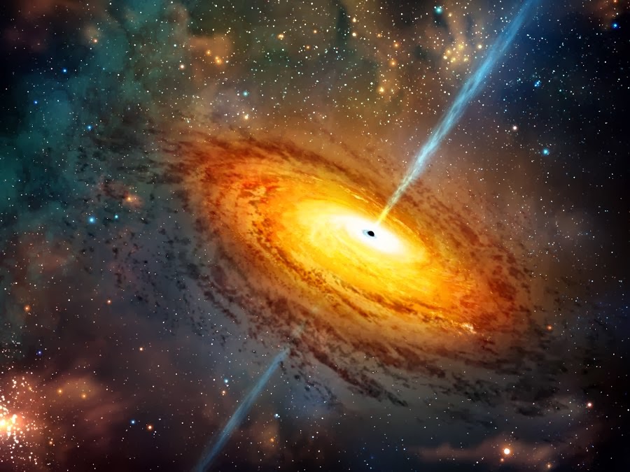 Vuestro Universo: Generación de emisión de un Cuásar