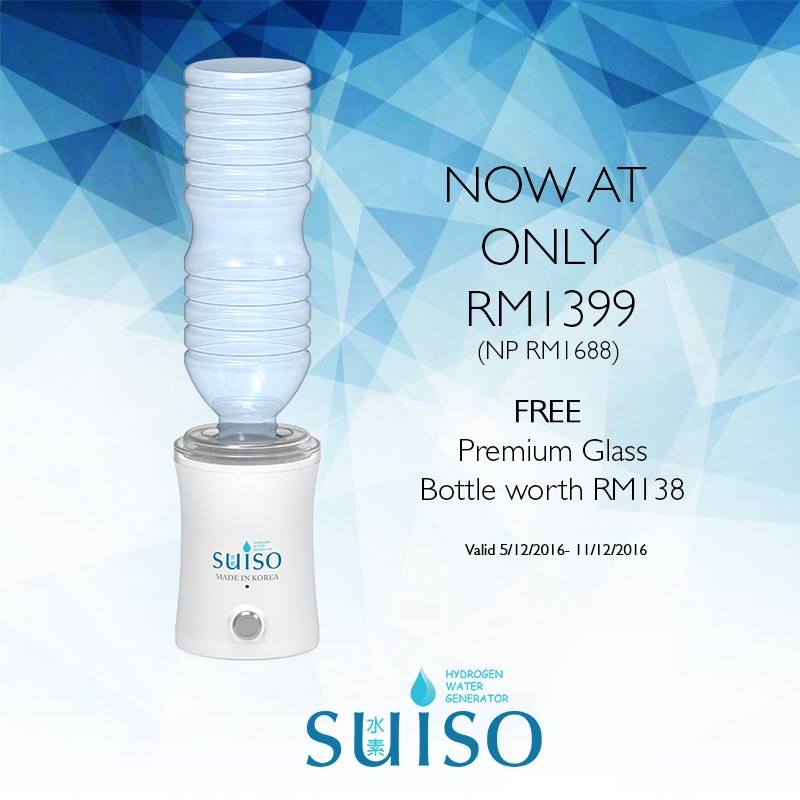 EVERGREEN LOVE: SUISO Hydrogen Water Launch At Gardens Mall