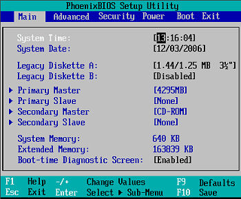 BIOS dan Fungsi Menu-menu Pada BIOS | GpIntelek
