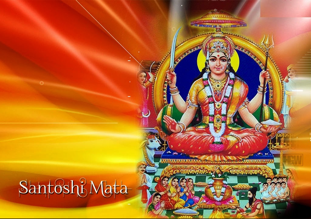 Goddess Santoshi Devi Maa HD wallpapers Images Pictures photos Gallery ...