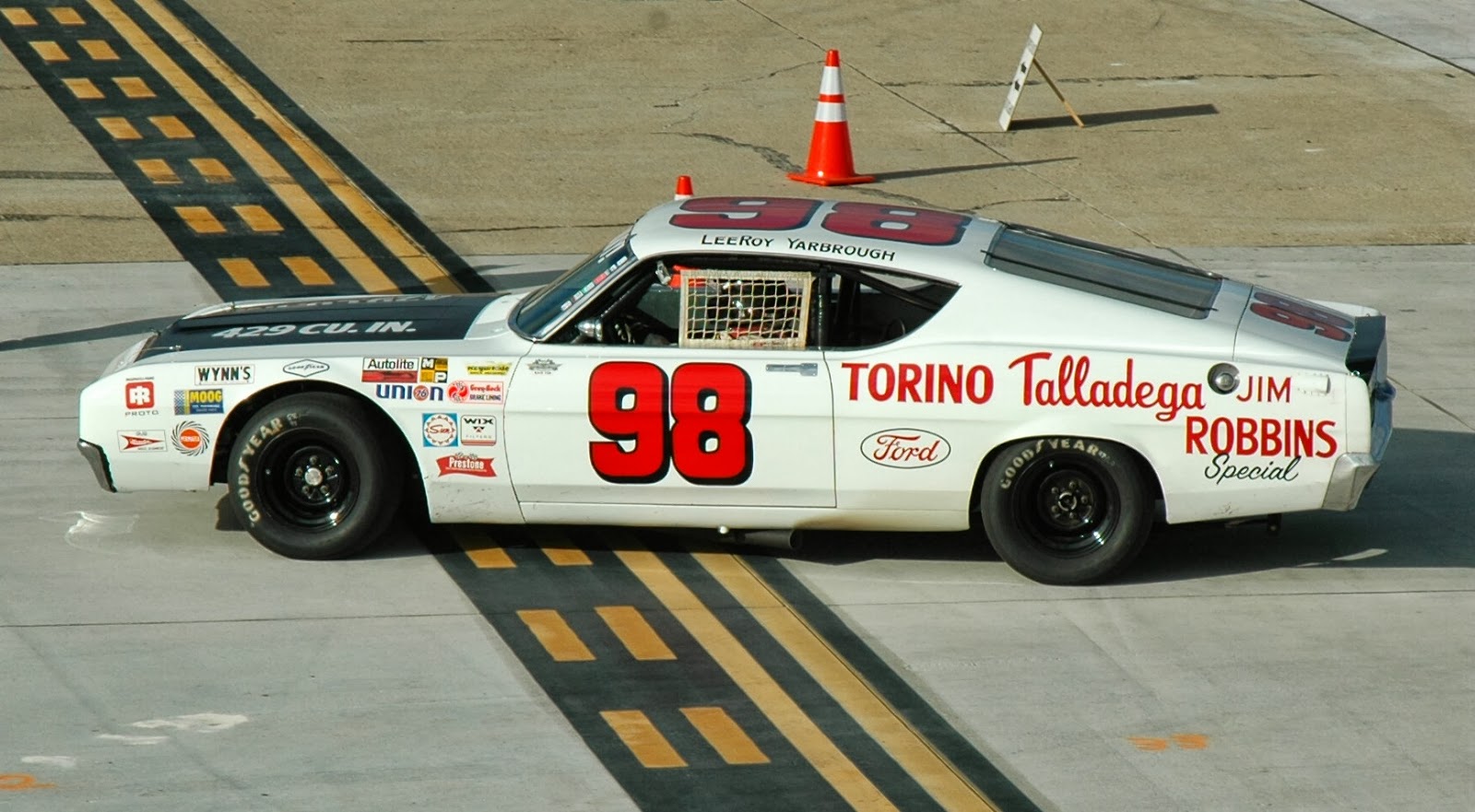 POPPA WHEELIE: Lee Roy Yarbrough's 1969 Nascar Ford