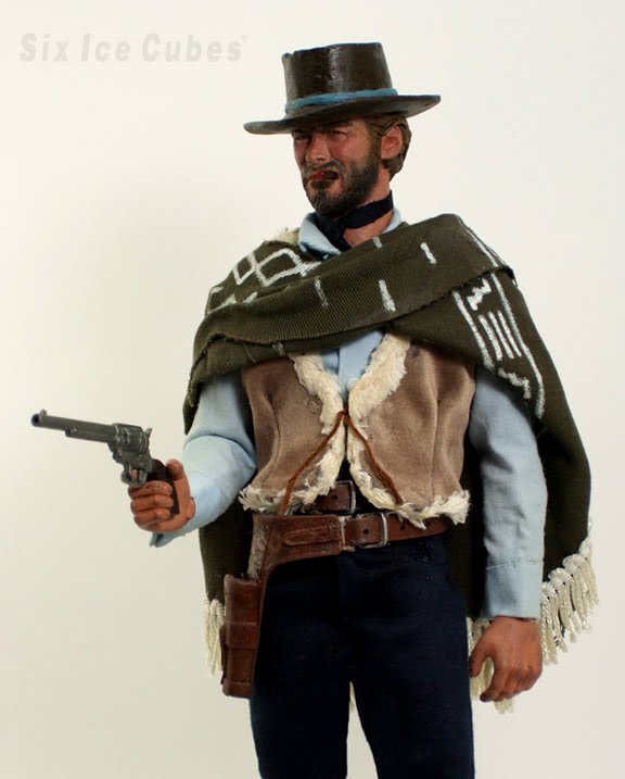 Six Ice Cubes Artwork: Clint Eastwood 1/6 "Blondie"