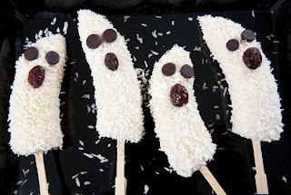 Cute Food For Kids?: 48 Edible Ghost Craft ideas for Halloween