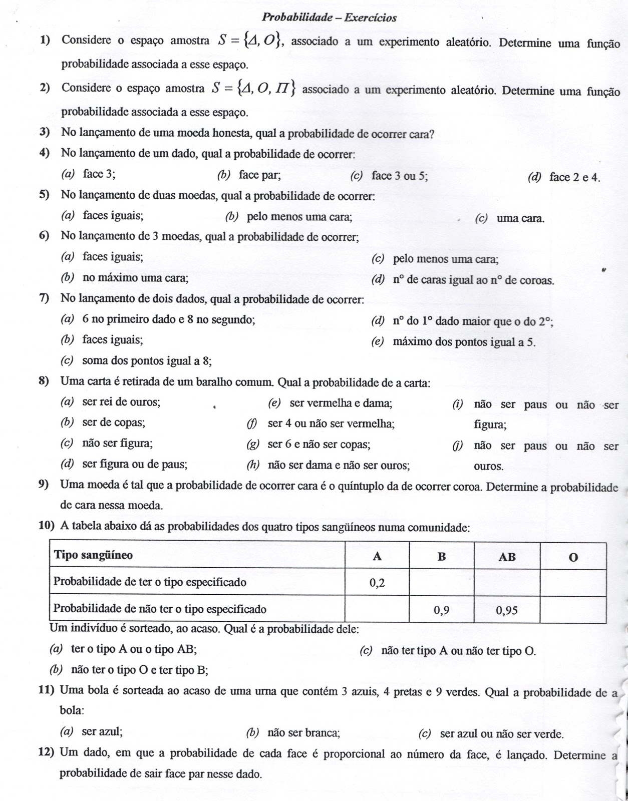 Probabilidade Matematica