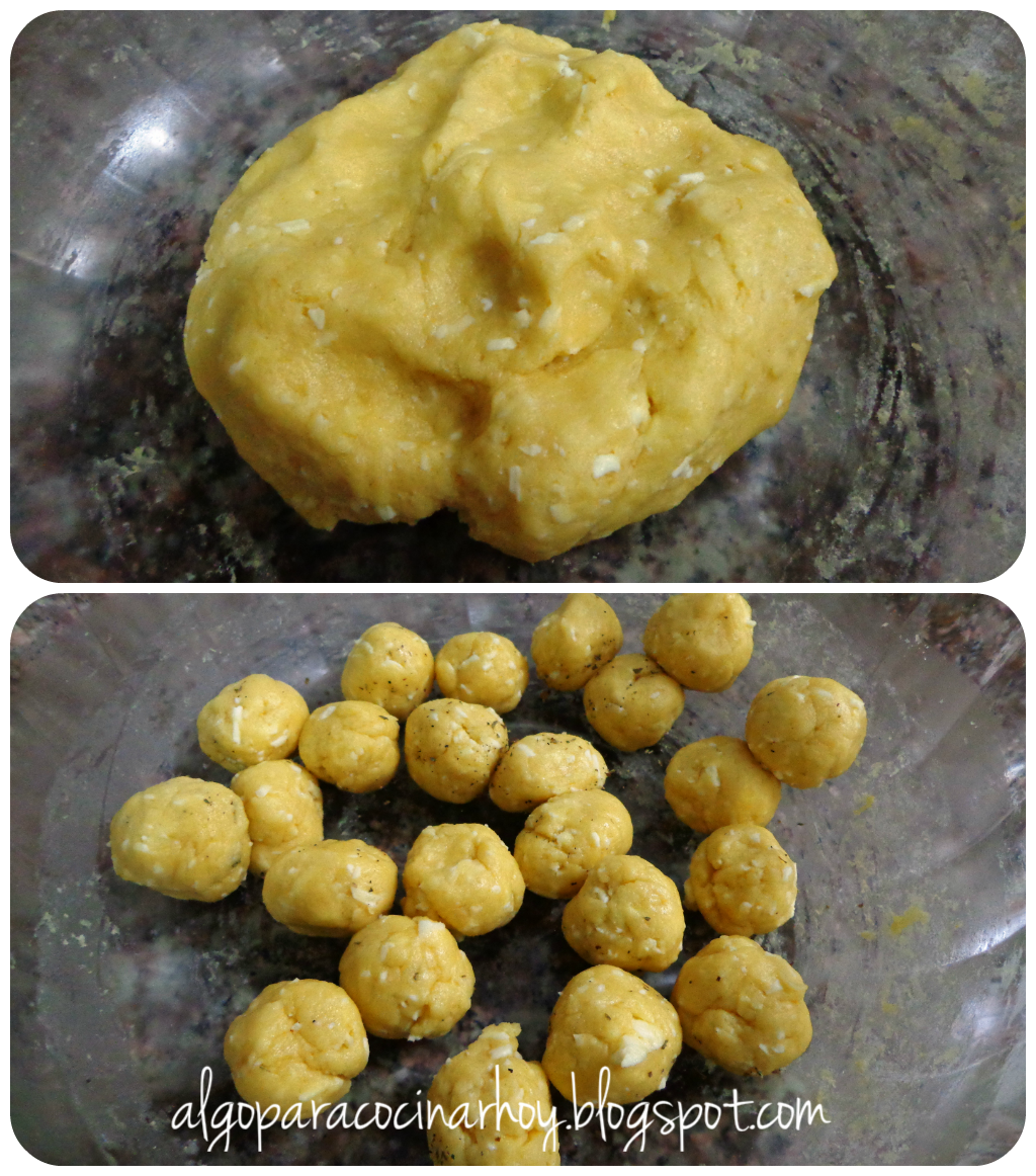 Algo para cocinar hoy: Galleticas de queso, un entremés delicioso!