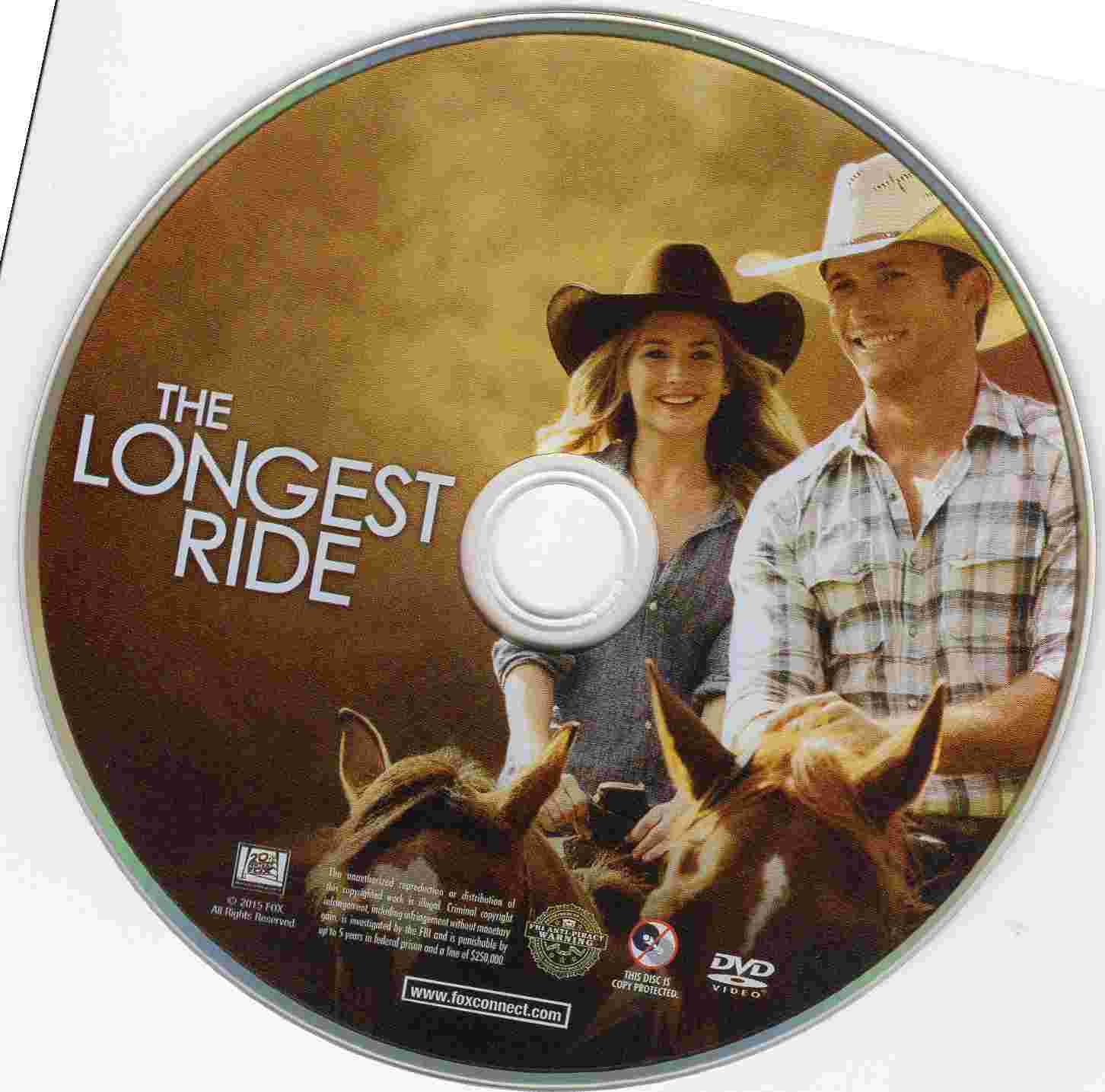 Base : The Longest Ride (2015) - Cover & Label DVD Movie