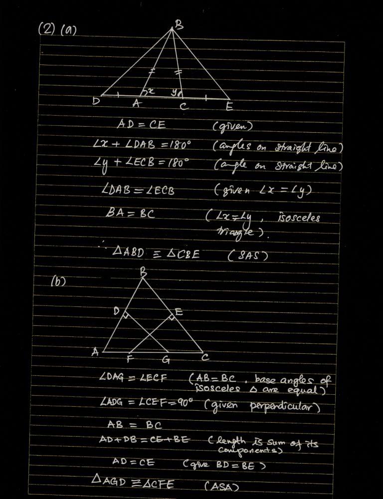 MATHEMATICS T STPM: GEOMETRY DEDUCTION
