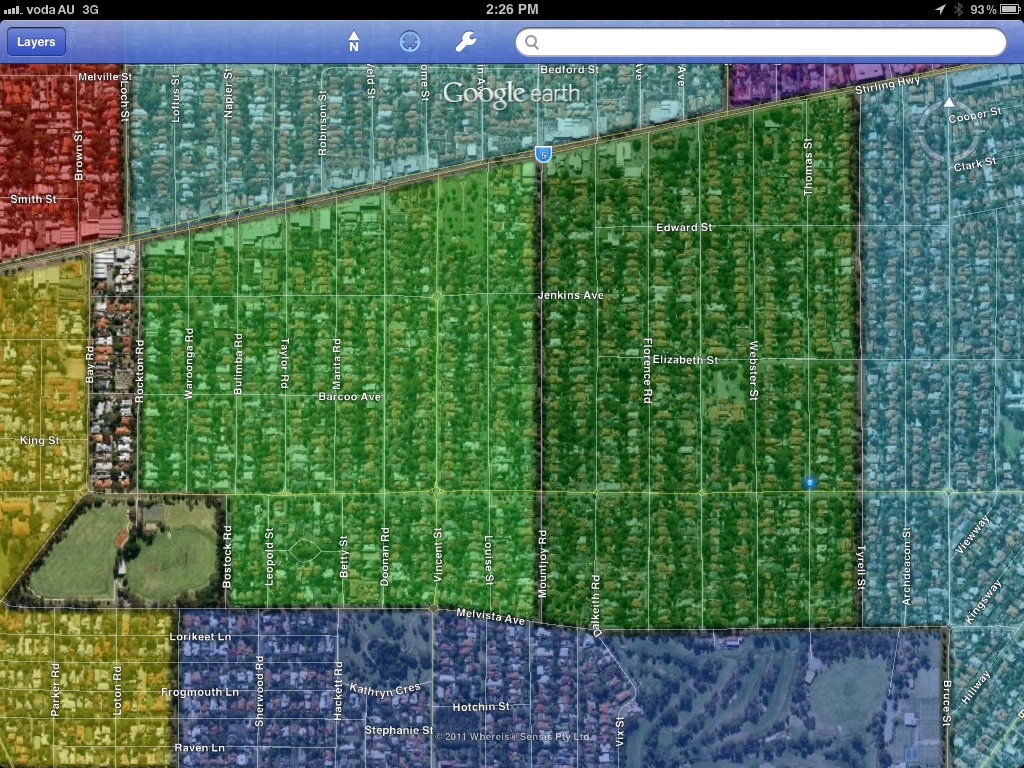 Operation Ducksledge: Perth Verge Collection Map