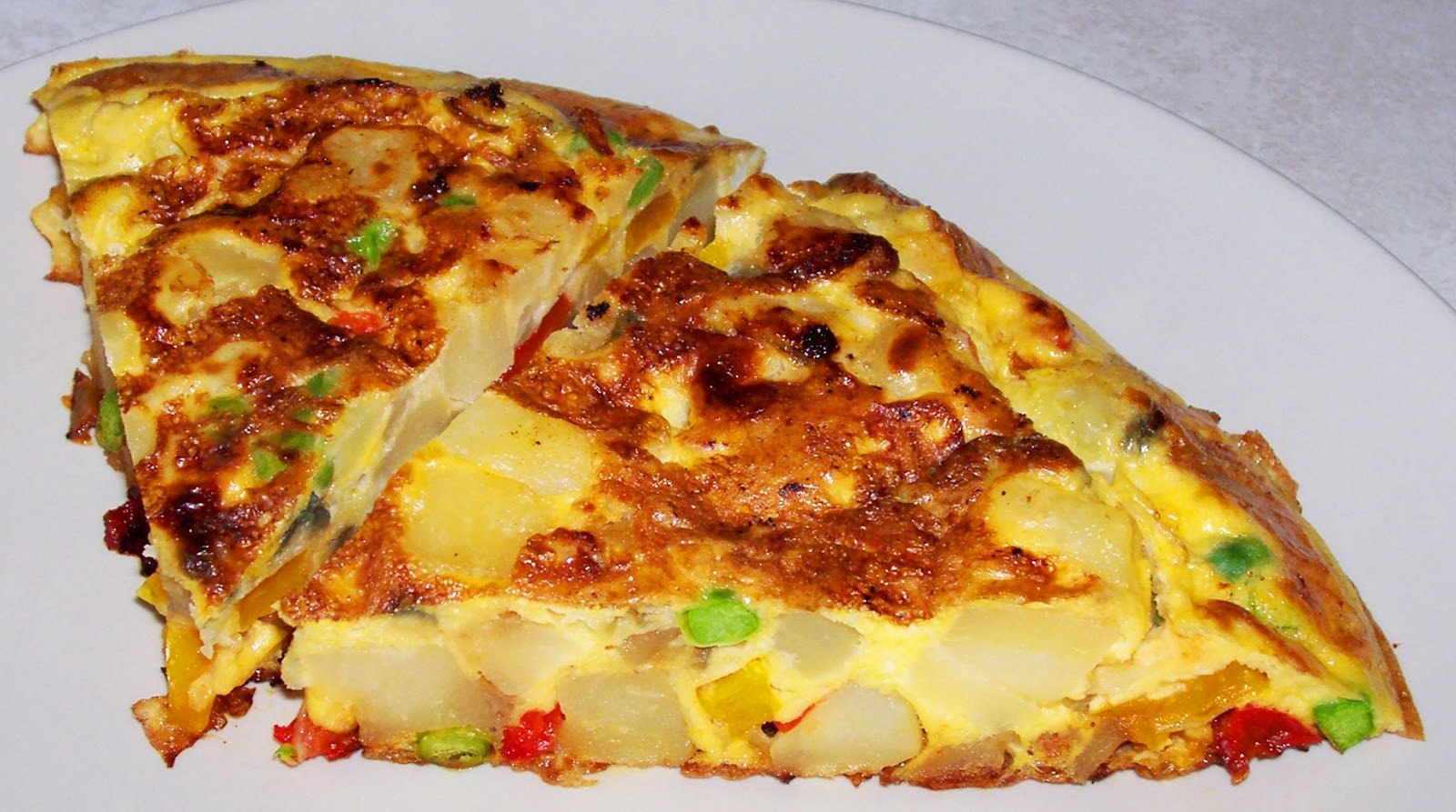 môj receptárik: OMELETA SO ZELENINOU (tortilla de verduras)
