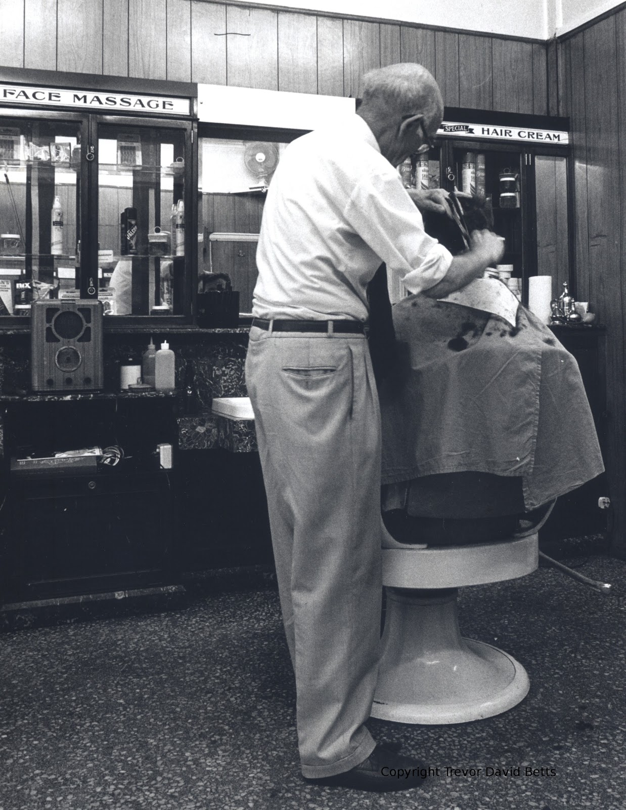 Trevor David Betts Photography Blog: AT THE BARBER'S