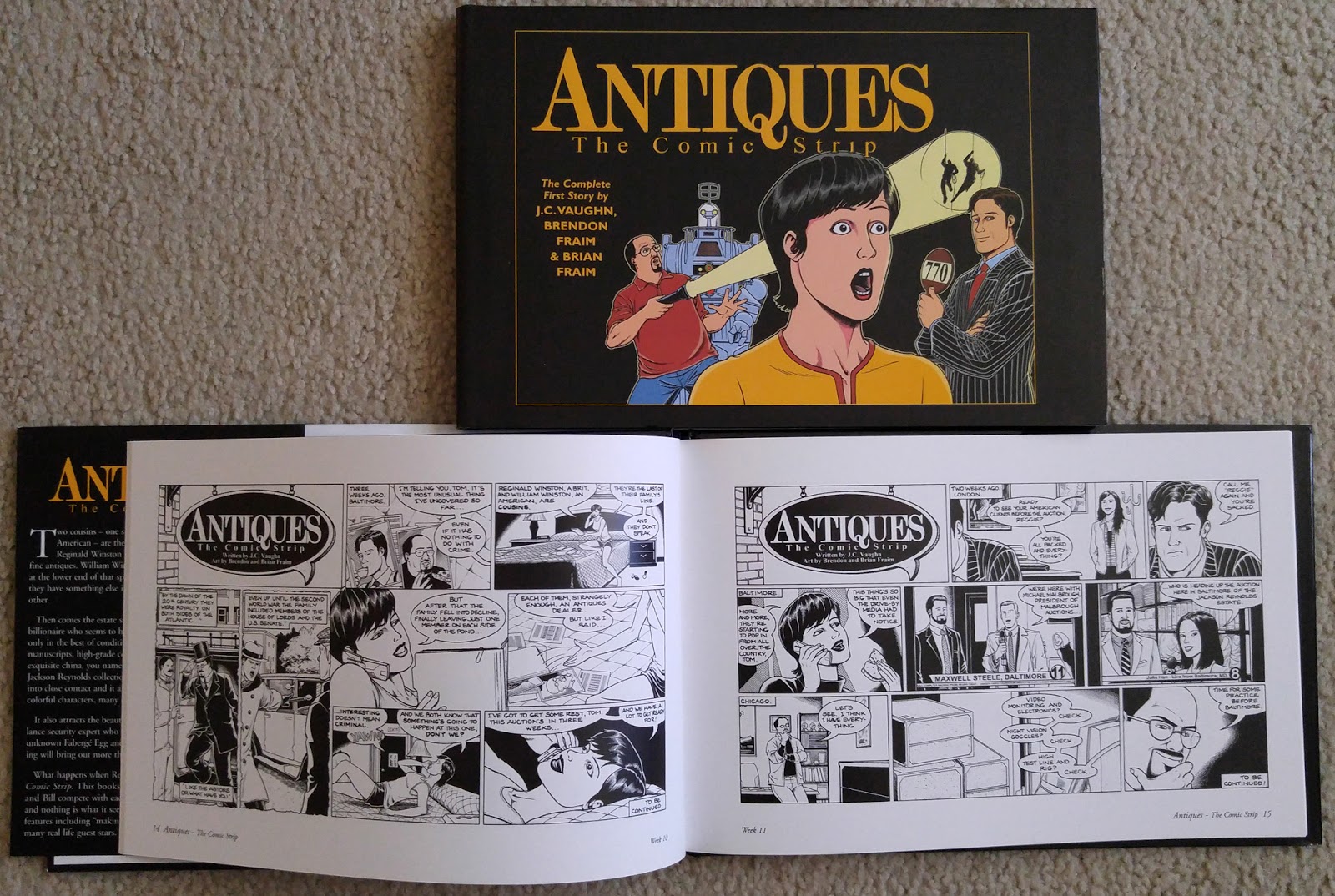 FRAIMWORKS- The Fraim Bros. Store!: ANTIQUES: THE COMIC STRIP Hardcover ...