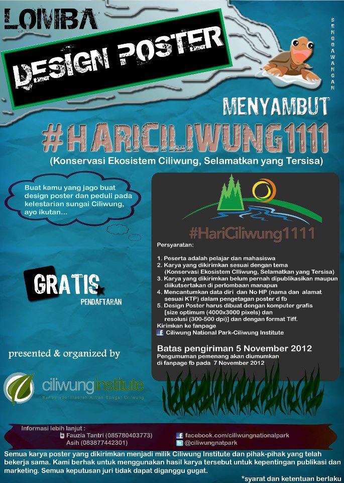 Lomba Design Poster ~ Ciliwung Institute