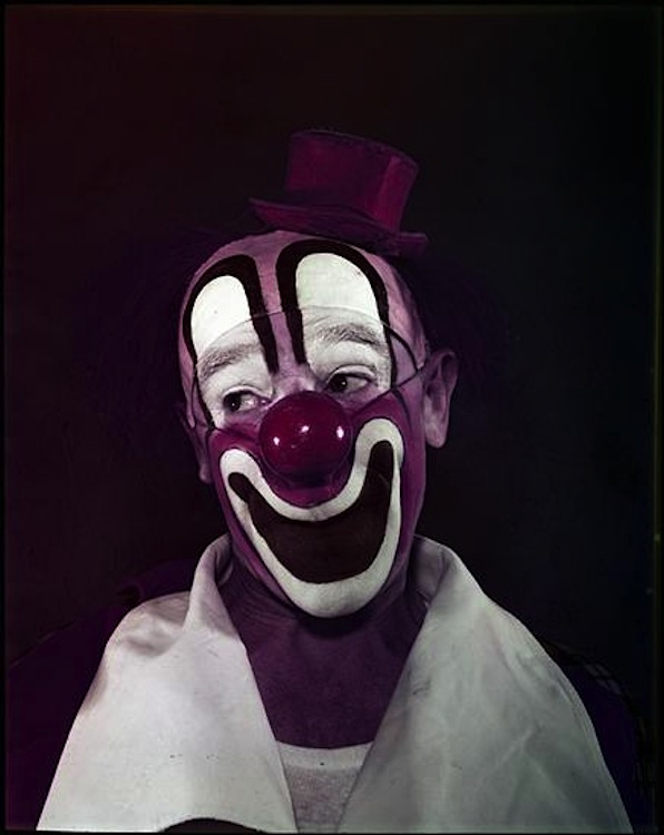 Pat Cashin's CLOWNALLEY: LOU JACOBS: Photo by Stanley Kubrick (1948)