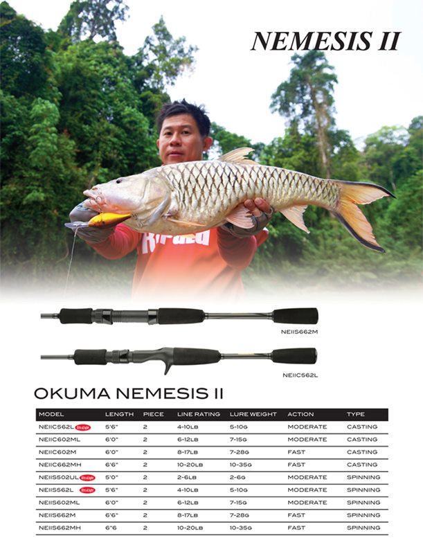 Sport Fishing in Singapore: Okuma Nemesis II