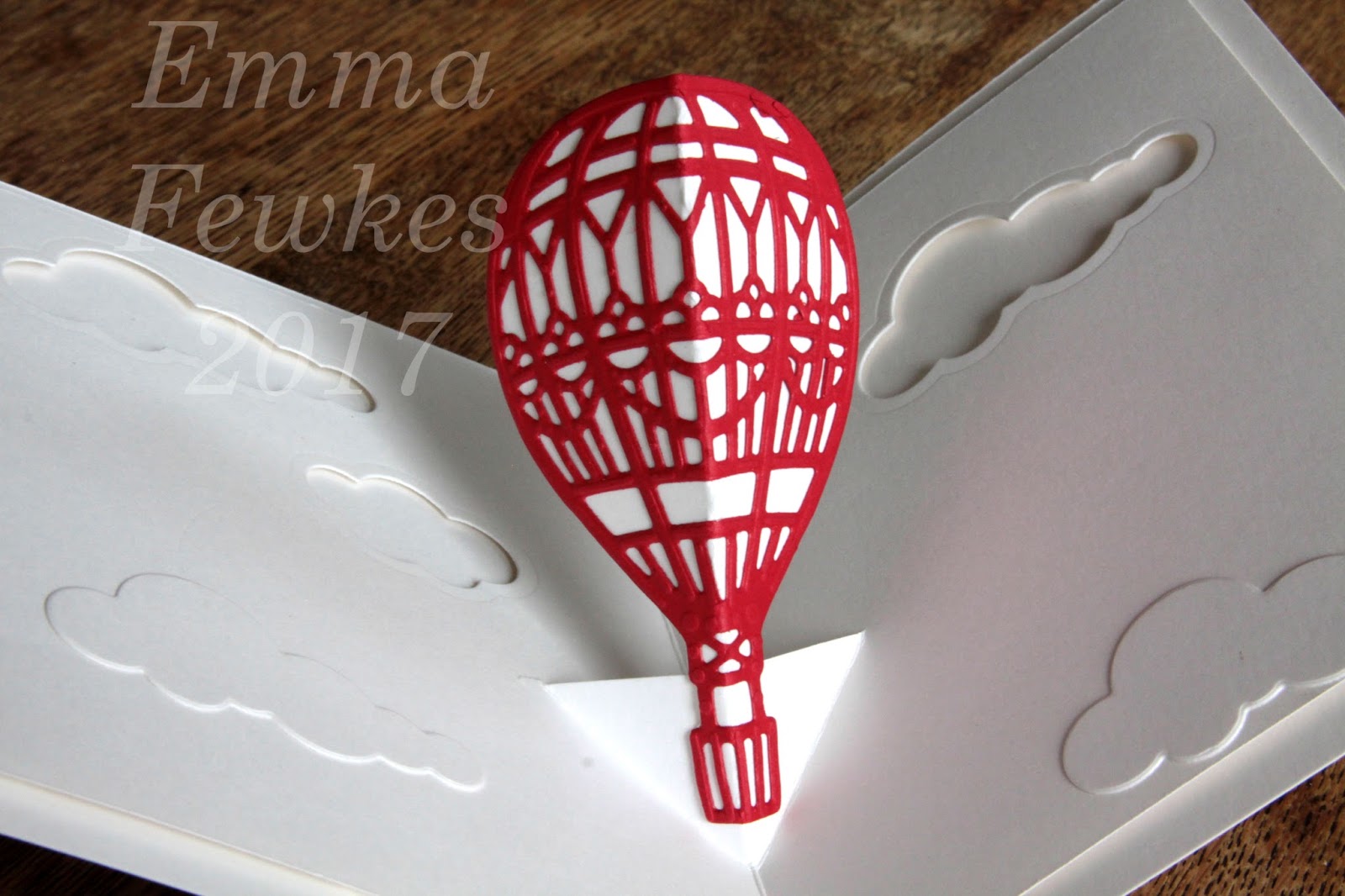 Lady & the Stamp: Pop Up Hot Air Balloon