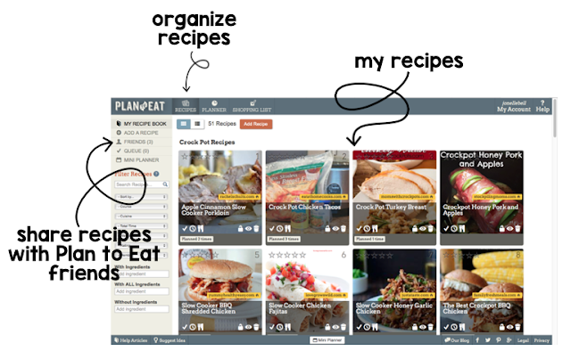 A Place Called Kindergarten: Teacher Time Saver...Plan to Eat