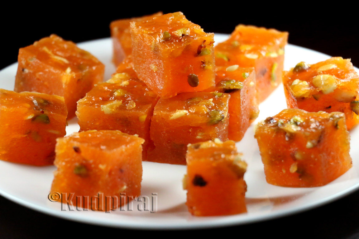 Kudpiraj's Garam Tawa: Karachi Halwa(Bombay Halwa)