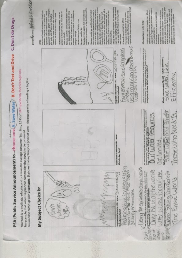 Graphics: Save Water PSA Poster