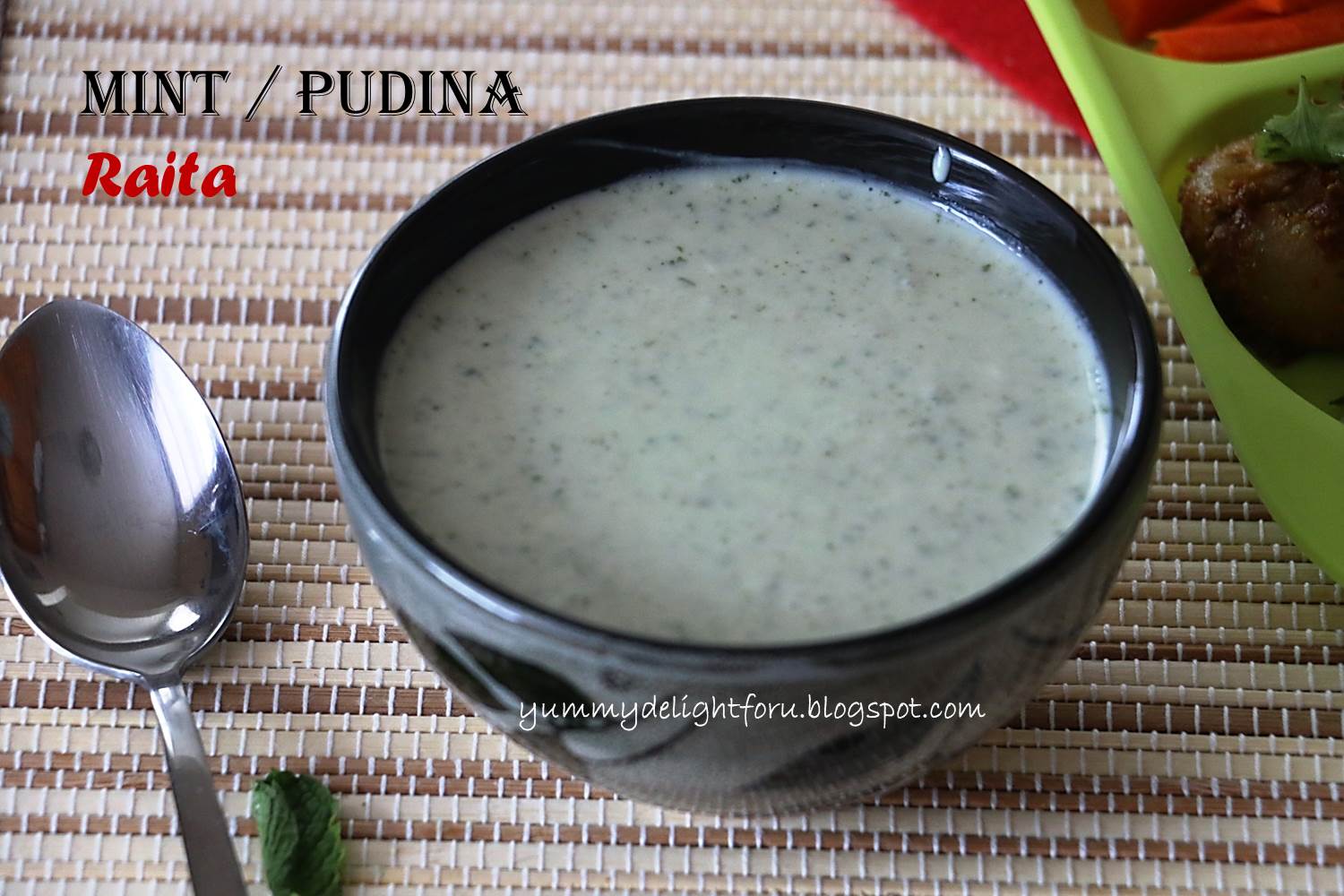 yummy delight for u: Mint raita /Pudina raita recipe