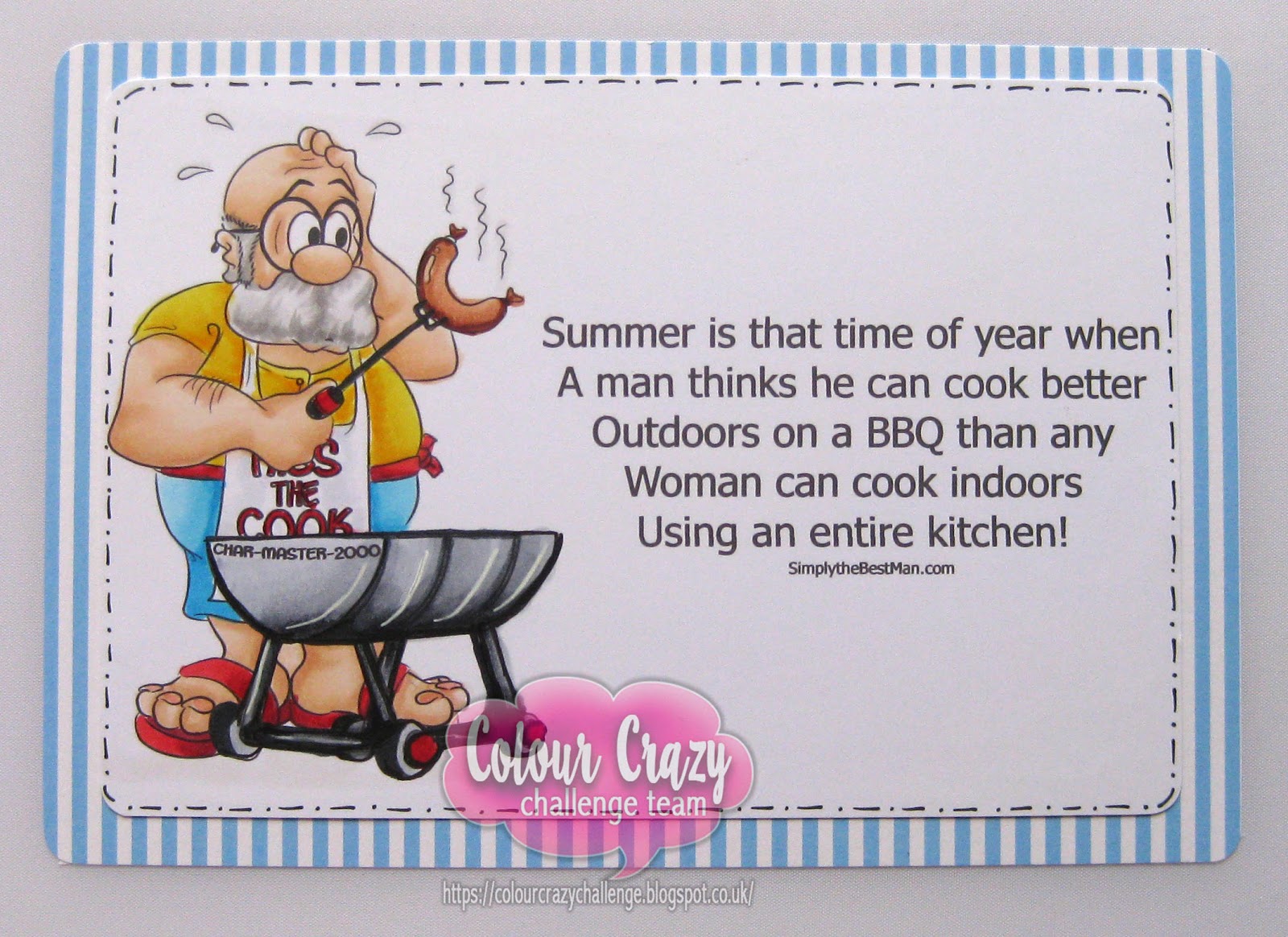 Helen's Crafty Shed: BBQ Bill