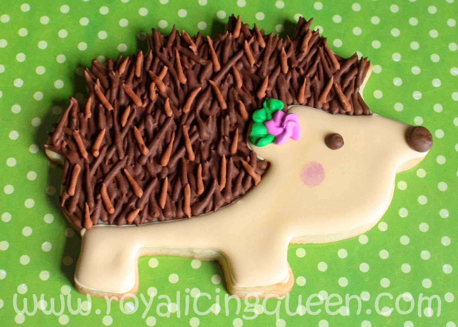The Royal Icing Queen: Hedgehog Cookies