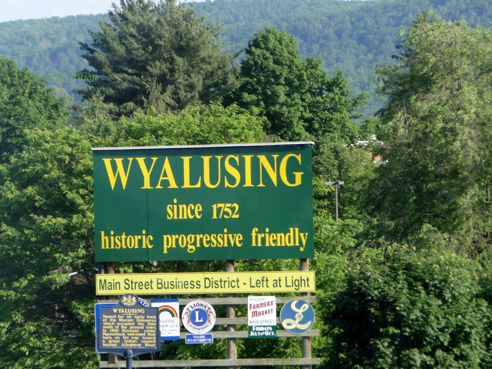 I Have A Notion: Quilted Corners of Wyalusing PA