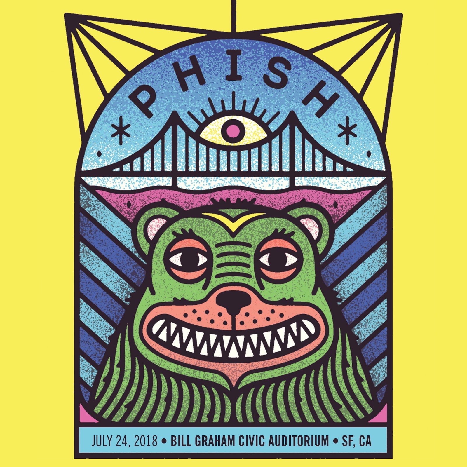 The Curtain With: Phish - 2018-07-24 Bill Graham Civic Auditorium, San ...
