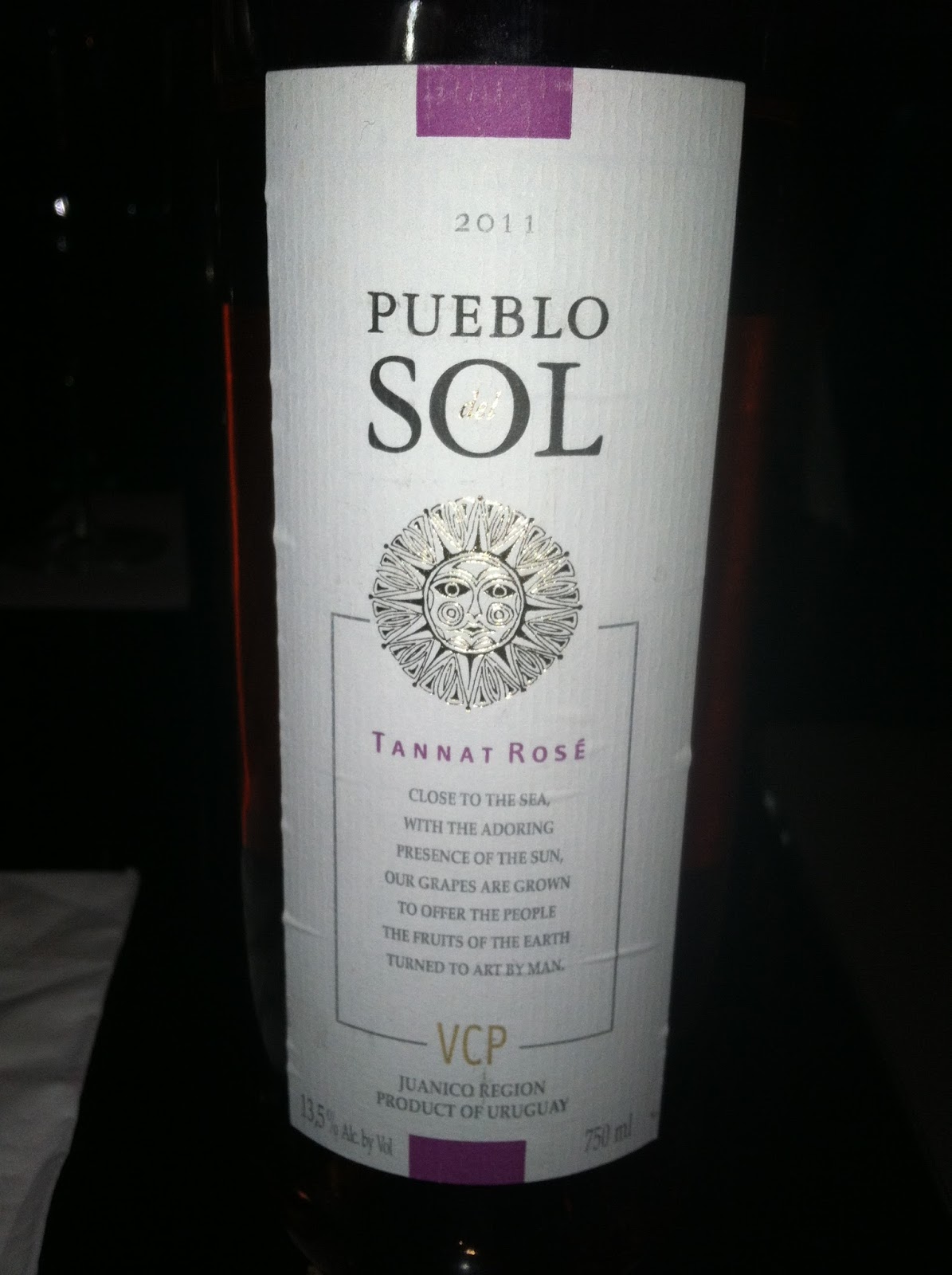 Beau's Barrel Room: Pueblo Del Sol Tannat