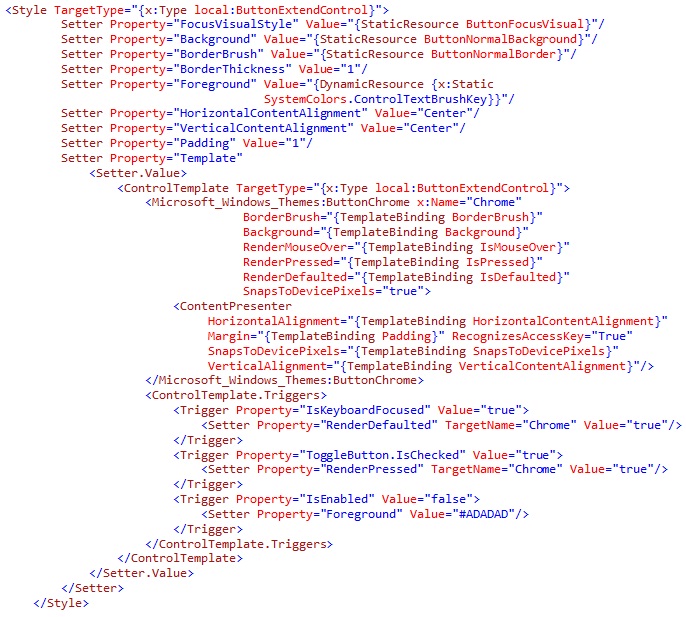 Shrey Chouhan's Blog: Extend the functionality of WPF Control using Custom Control